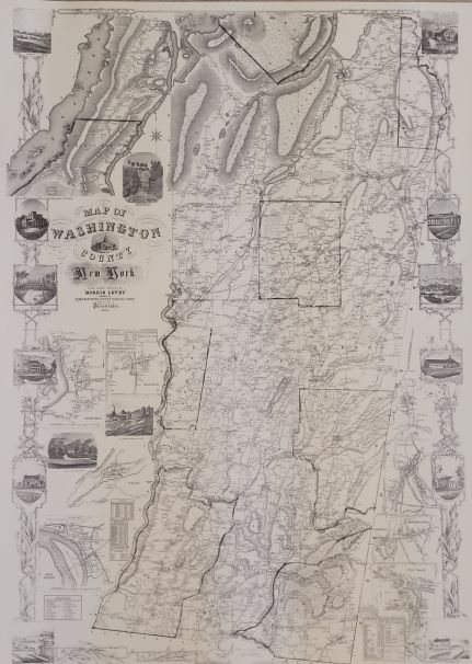 1853 Washington County Levey Map - Washington County Historical Society